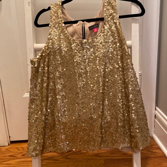 Vince Camuto | Tops | Vince Camuto Sequin Top | Poshmark